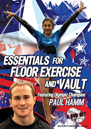 SportVideos.com :: Gymnastics Essentials for Floor Exercise and Vault 3 DVD set with Coach Paul Hamm